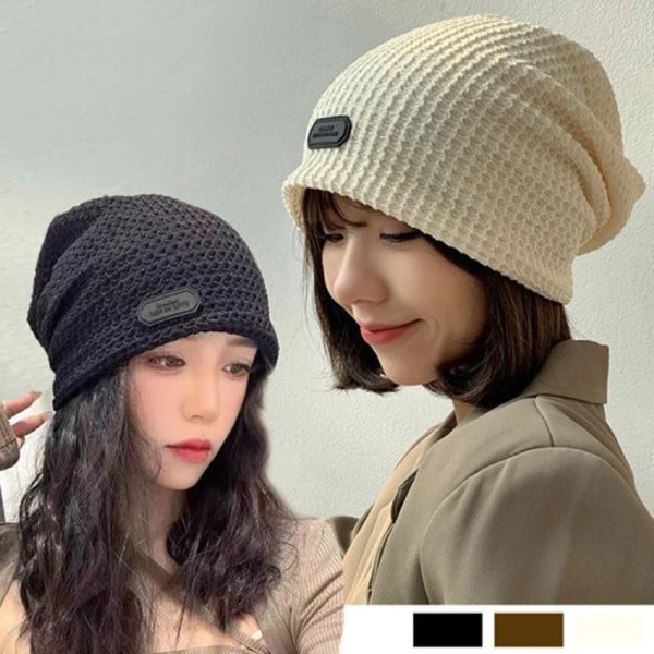 hplusmall 남녀공용 캐쥬얼 니트 비니 꼬깔 두건 모자 패션[WD57 - 핫트랙스