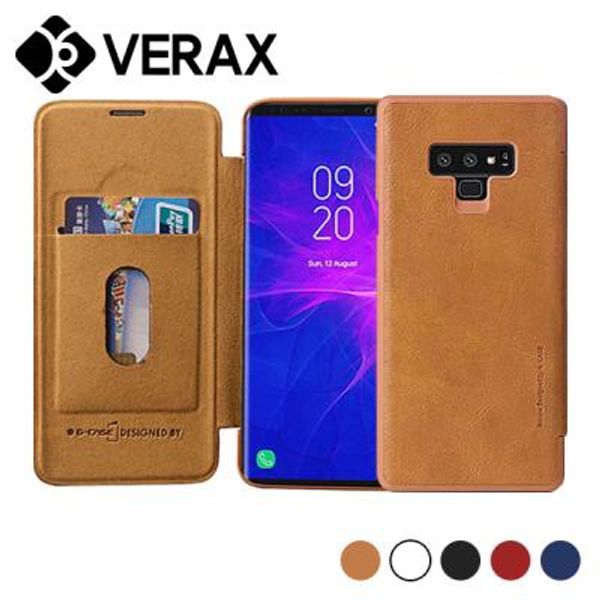 VERAX P045 갤럭시S8플러스 카드수납 풀커버 가죽 케이스 - 핫트랙스