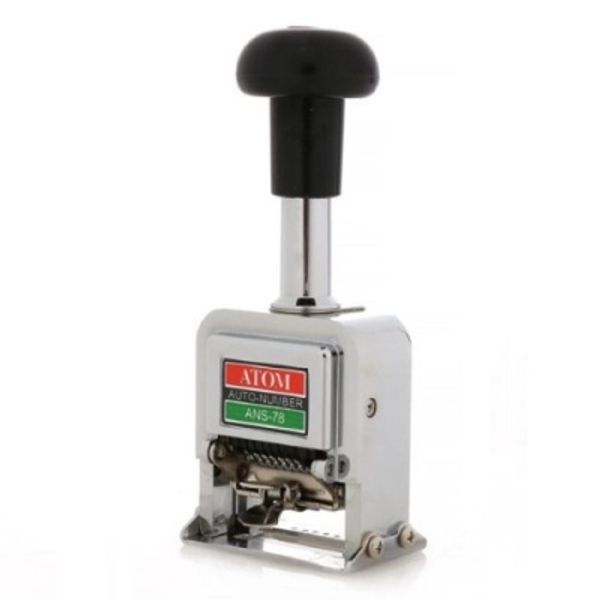 hplusmall 아톰 자동 넘버링 8단 ANS-78 스탬프 도장 숫자 날짜 - 핫트랙스