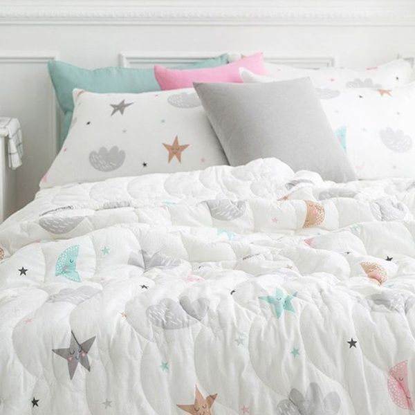 hplusmall 슈마켓 구르미 60수 아사 워싱이불세트S사이즈 화이트 - 핫트랙스