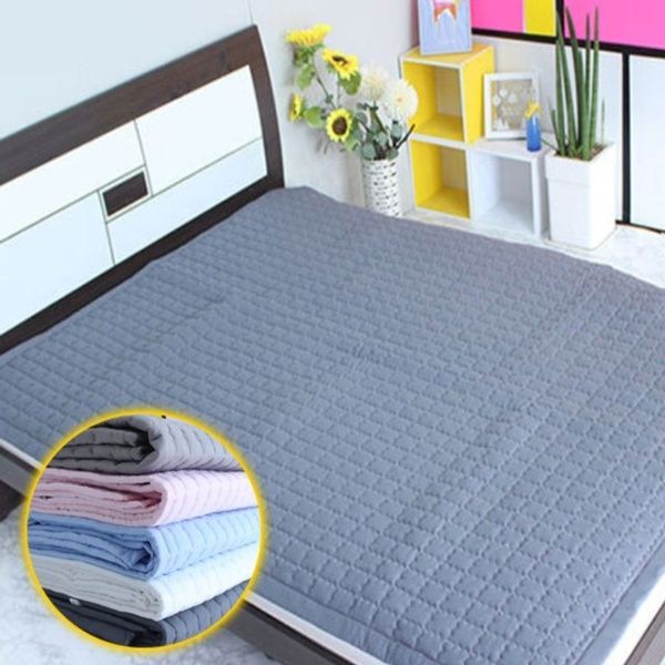 hplusmall j리빙 여름 논슬립 밴딩침대패드 Q 150x200다크그레이 - 핫트랙스