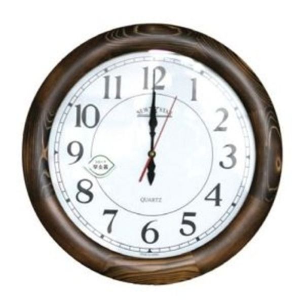 hplusmall 엔틱벽시계 빈티지 인테리어소품 무소음벽시계/400mm - 핫트랙스