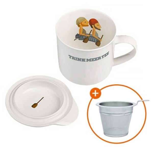 hplusmall 유럽감성 도자기머그컵 보트맨 400ml 귀여운 컵세트 - 핫트랙스