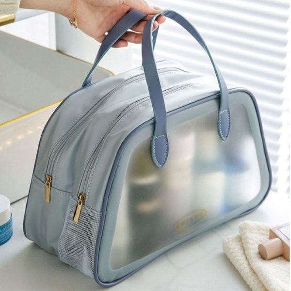 hplusmall 물놀이 수영 목욕 방수 가방 건습 메쉬 분리 샤워백[W - 핫트랙스