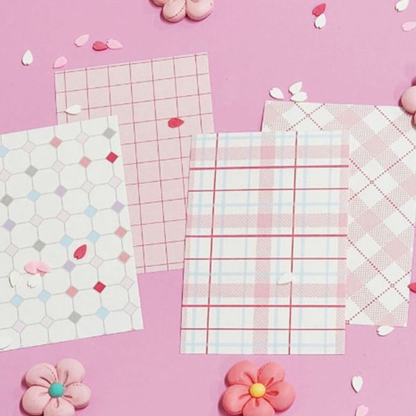 hplusmall 다꾸 예쁜 꾸미기 메모지 핑크 50매(WE52C46) - 핫트랙스