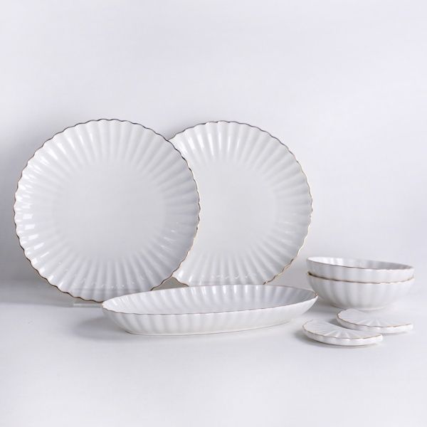 kitchen malling 목화 2인 양식기 세트 7P - 핫트랙스