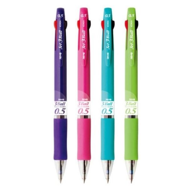 hplusmall 자바 제트3볼 멀티펜 0.5 3색펜 유성펜 볼펜[WAD168C] - 핫트랙스