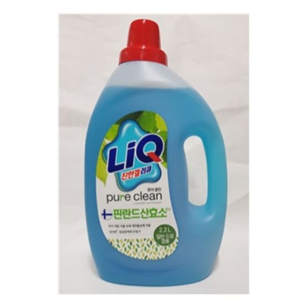 hplusmall 리큐 진한겔 퓨어클린 액체세제 겸용 2.2L 용기 애경 - 핫트랙스