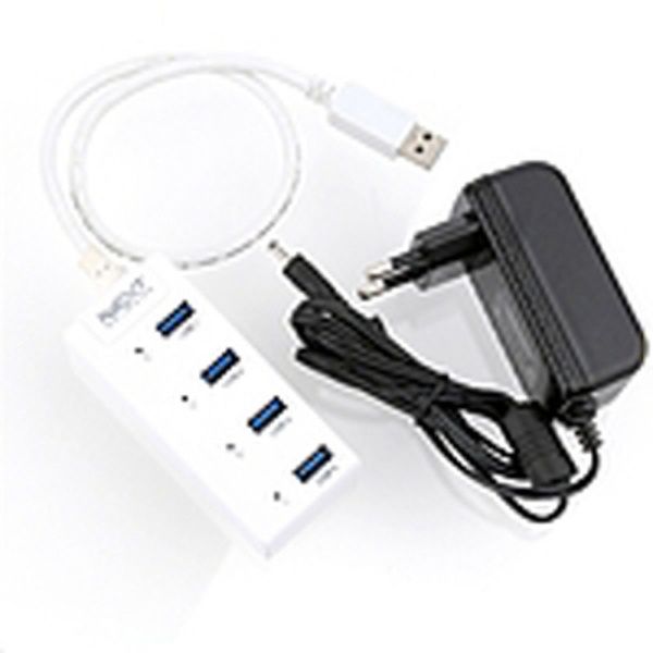 hplusmall USB 4포트 허브 노트북 컴퓨터 허브포트 확장허브 - 핫트랙스