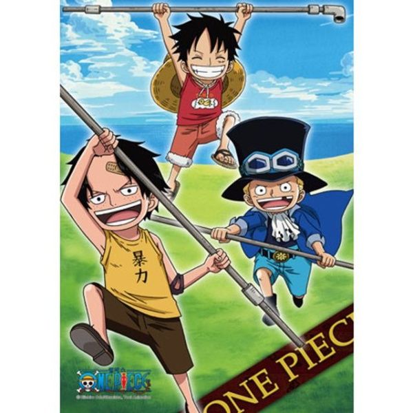 hplusmall 150피스 직소퍼즐 원피스 사보 에이스 루피 - 핫트랙스