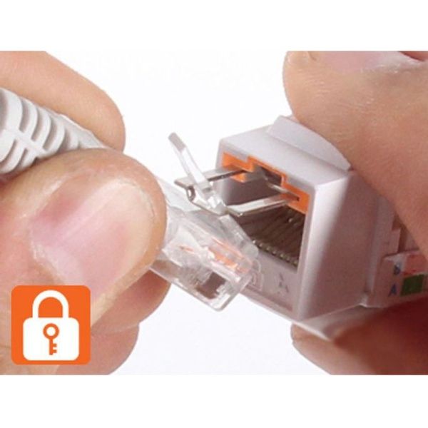 hplusmall 인터넷 보안 키스톤잭 CAT.6 UTP 기밀 해킹 유출 방지 - 핫트랙스