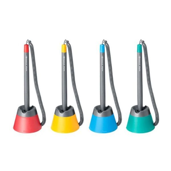 hplusmall 고정형 볼펜 스톱펜 에스2 12개입 1P 0.7mm 부착식[WB - 핫트랙스