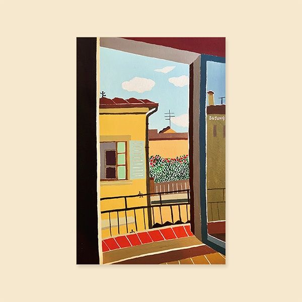 CALLI M 캘리엠 엽서 P2317SJ - 이탈리아 피렌체에서 한때 - 핫트랙스