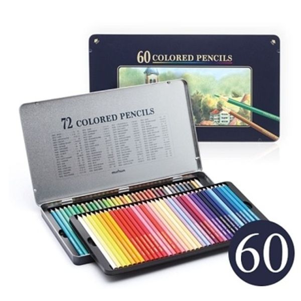 hplusmall 문화 넥스프로틴색연필세트 60색 - 핫트랙스