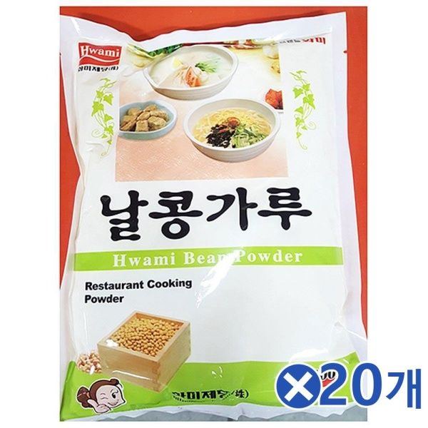 hplusmall 화미 날콩가루 (400g) x20개 생콩가루 된장국 콩죽 - 핫트랙스