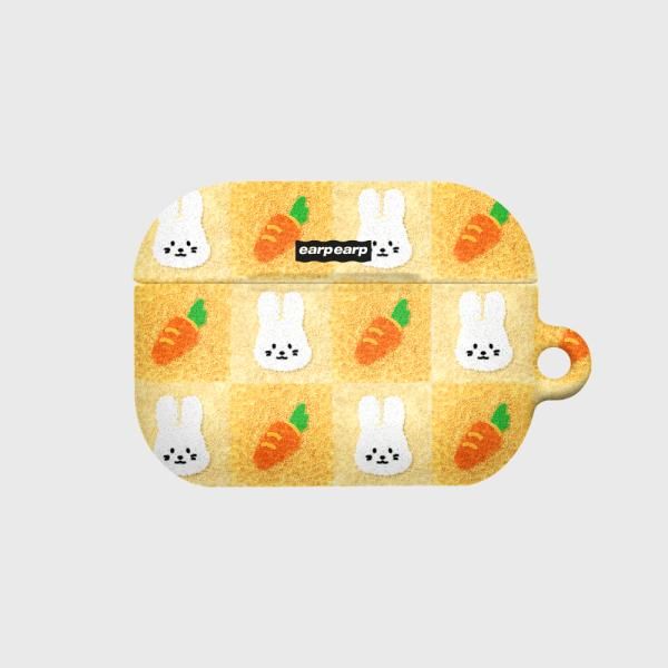 EARPEARP CHECKER BOARD CARROT POPO-YELLOW(에어팟프로-하드) - 핫트랙스