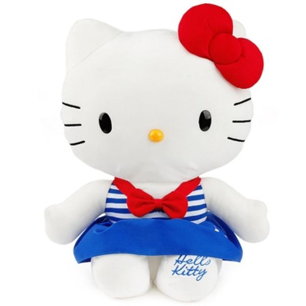 hplusmall 헬로키티 스커트 세라복 인형 100cm 선물 블루 패션 - 핫트랙스
