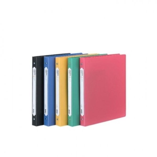 hplusmall 문화산업 O링바인더 B4427 PP A4 3공 30mm 노랑 40개 - 핫트랙스