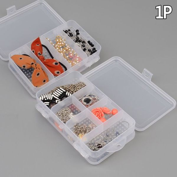 hplusmall 10칸 양면 투명 보관케이스 소품정리함(WC4C418) - 핫트랙스