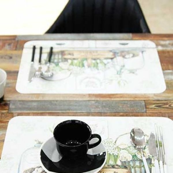 hplusmall 코팅으로 깔끔한 디아망 테이블매트 3디자인 - 핫트랙스