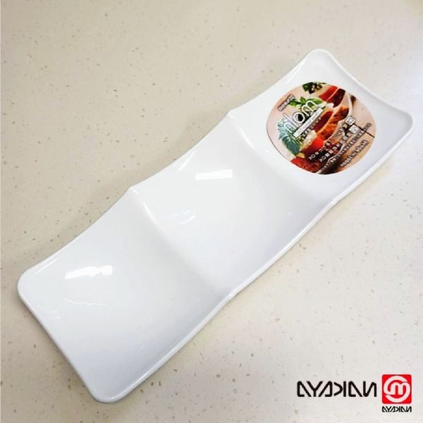 hplusmall 3칸 빈티지 나카야 나눔접시 그릇 접시 일본(WEE5BF5) - 핫트랙스