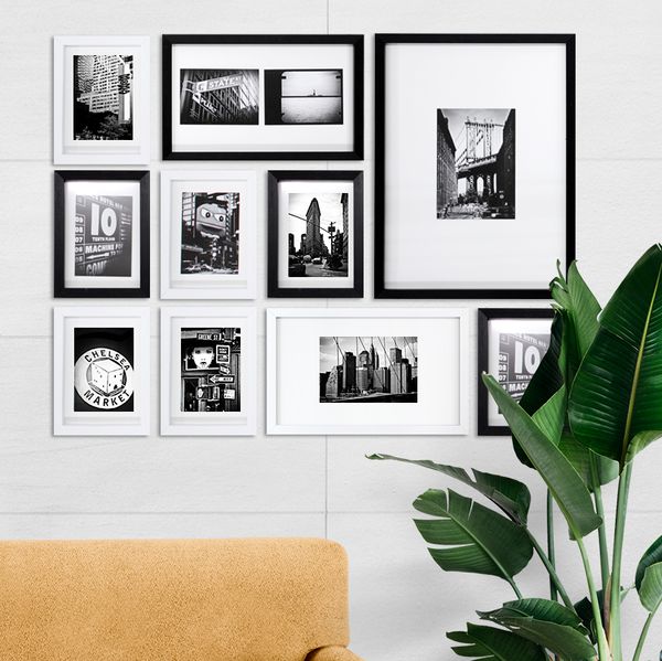 A.MONO 포토월 갤러리프레임 10P세트 - 소호15블랙화이트mix - 핫트랙스
