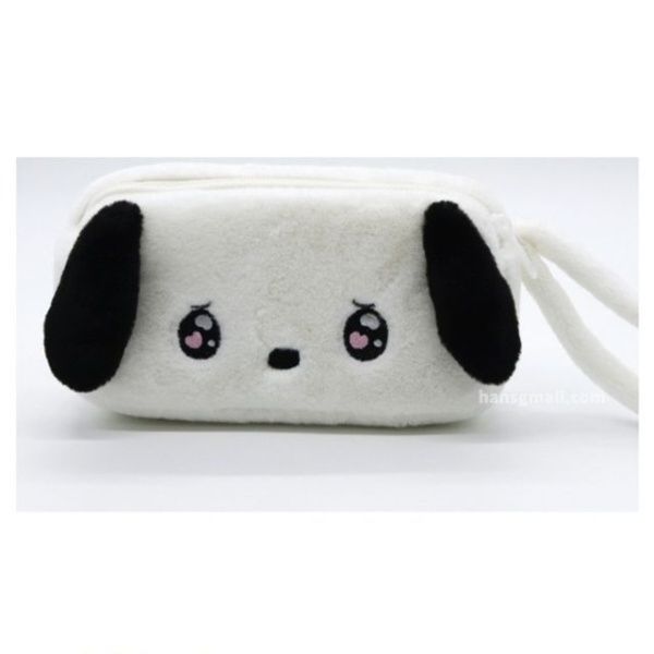 hplusmall 산리오 캐릭터 에모쿵 포차코 얼굴 사각파우치 택1[WC - 핫트랙스