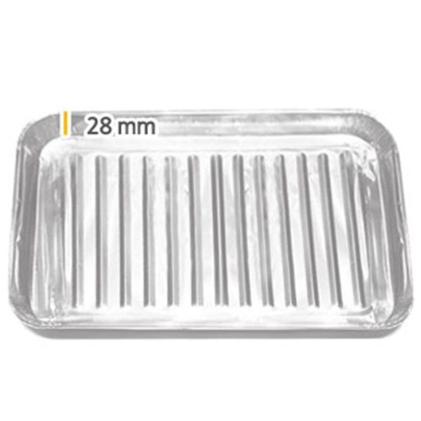 hplusmall 1회용 구이판 알루미늄 일회용 숯불구이판 34cm x 5p - 핫트랙스