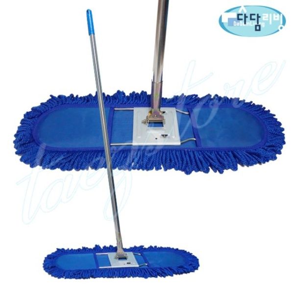 hplusmall 극세사원사걸레스텐세트90cm/사무실청소 대걸레 밀대[ - 핫트랙스