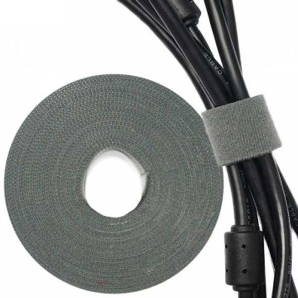 hplusmall 슬림 양면 찍찍이 롤 10M 그레이 MBF-VCR-GY - 핫트랙스