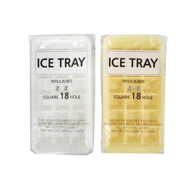 hplusmall 뚜껑 제빙기 18홀(색상랜덤) 얼음틀 - 핫트랙스