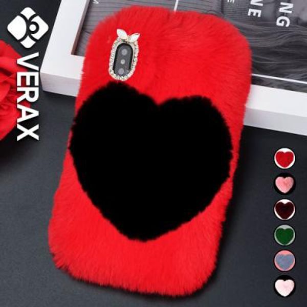 VERAX P245-1 갤럭시노트5 레드 퍼 실리콘 케이스 - 핫트랙스