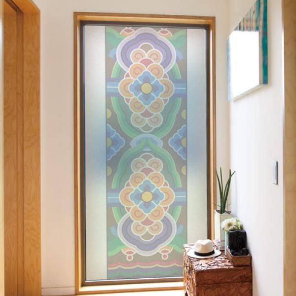 ggoomim am014-컬러풀단청_유리문시트지 - 핫트랙스