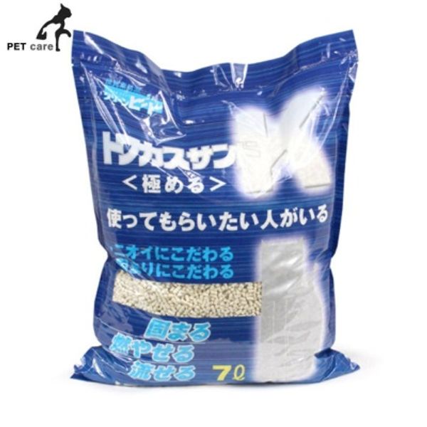 hplusmall 토후카스 K 천연두부모래 7L (크린비트) (블루) - 핫트랙스