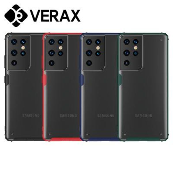 VERAX 갤럭시S22울트라 심플 젤리 범퍼 하드 케이스 P710 - 핫트랙스