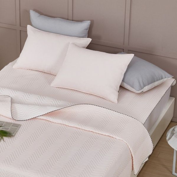 hplusmall 더크린 파스텔 쉐브론 무봉제 스프레드 SS핑크[WB746D - 핫트랙스