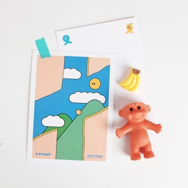 BALLOON FRIENDS [KEEERI x BFMA] EVERYTHING 엽서 - TRIP - 핫트랙스