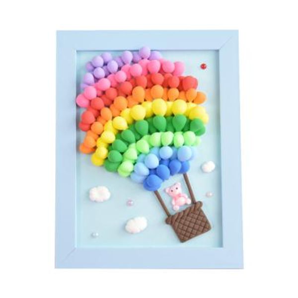 ADICO DIY 클레이액자 무지개 열기구 - 핫트랙스