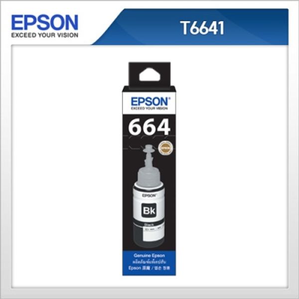 EPSON 엡손(EPSON) 정품 잉크 T664100 Black T6641 L100 / L110 / L200 / L210 ...