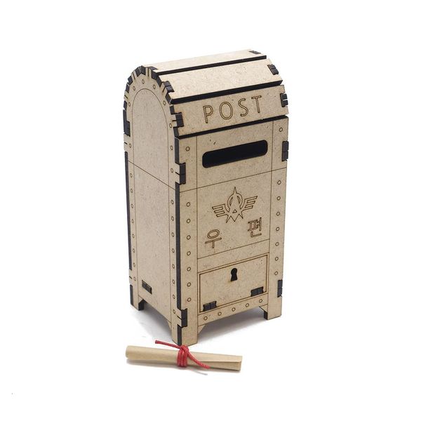 hplusmall 3D나무퍼즐 추억 우체통 모형 만들기(WDB87DF) - 핫트랙스