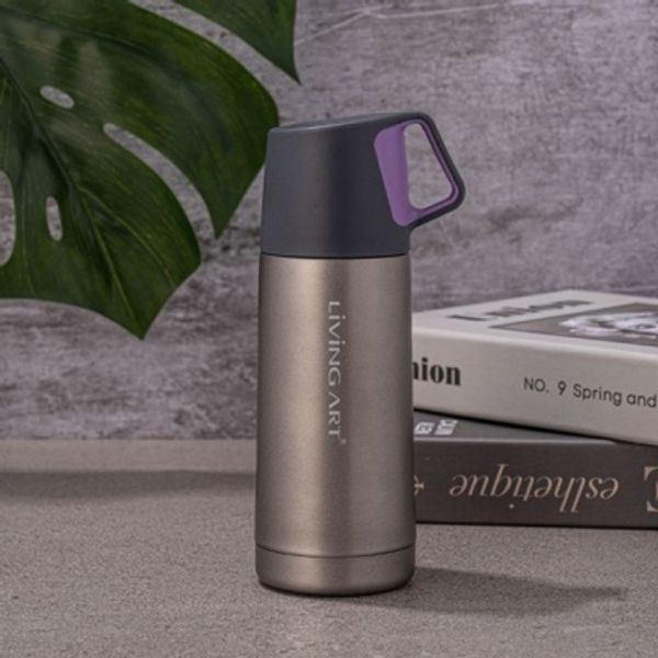 hplusmall 리빙아트 강한 내구성 휴대용 제로 보온병 350ml - 핫트랙스