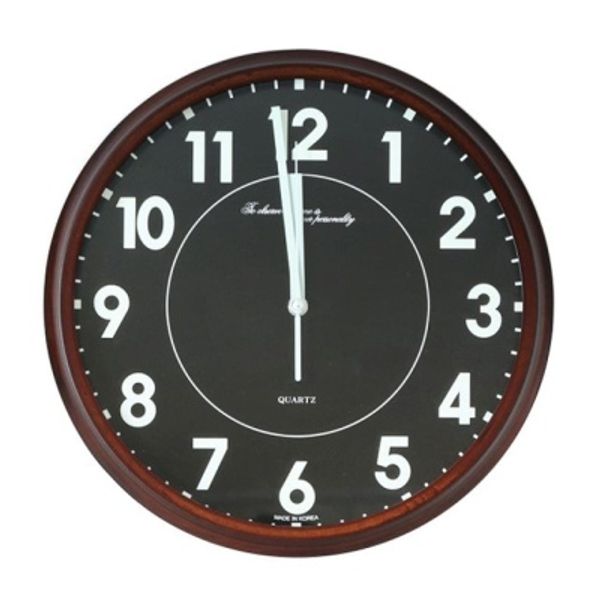 hplusmall 저소음 빅넘버 야광 벽시계 - 핫트랙스