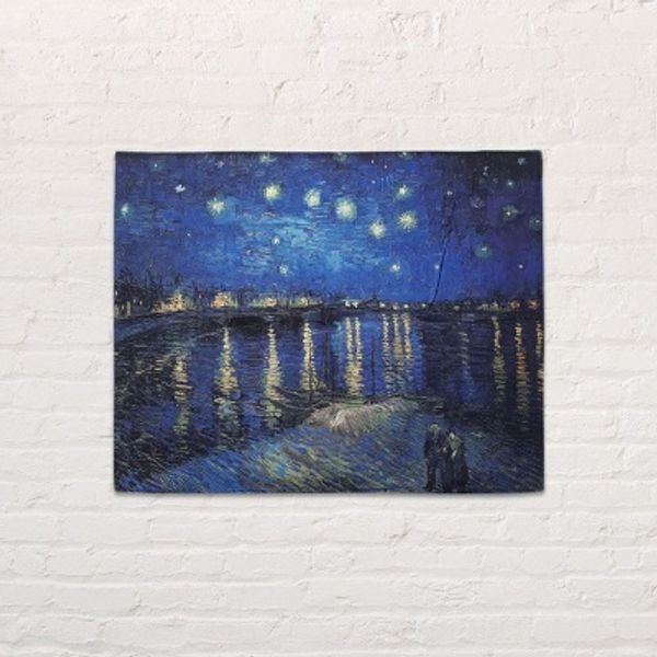 hplusmall 반고흐 패브릭 포스터 아를의별이빛나는밤 S - 핫트랙스