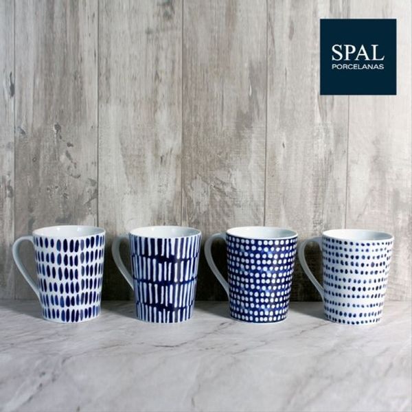 hplusmall 스팔 잉크 리스보아 빅머그 4P세트(WE1641E) - 핫트랙스