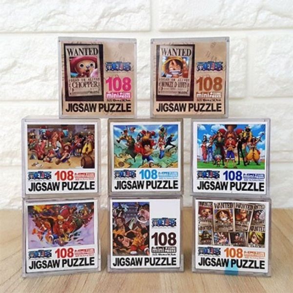 hplusmall 원피스 미니 직소 퍼즐 108피스 쵸파 루피 큐브 부비 - 핫트랙스