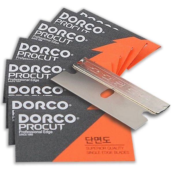 hplusmall 도루코 면도칼 단면도 10P 낱개포장 단면칼날 칼날[WD - 핫트랙스