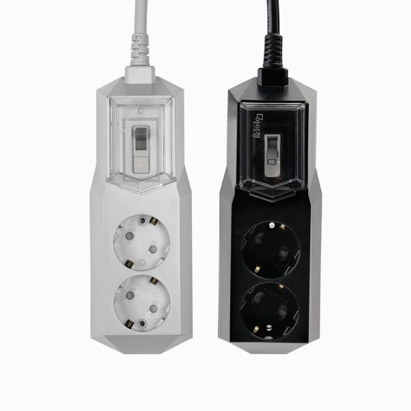 ijung 아이정 고용량 과부하차단 멀티탭 2구 1.5M 그레이 - 핫트랙스