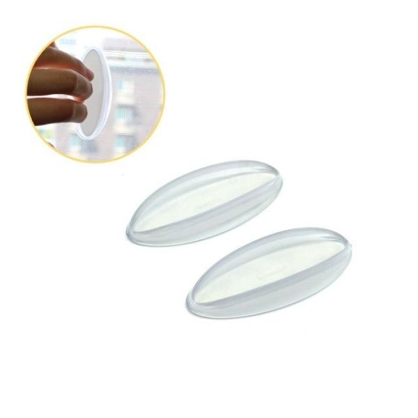 hplusmall 부착식 유리 손잡이-소 2p (투명) 약7.7cm - 핫트랙스