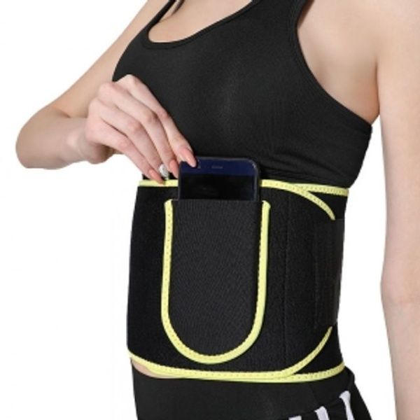 hplusmall 포켓형 다이어트 땀복 헬스복대 뱃살 웨이트 땀벨트[W - 핫트랙스