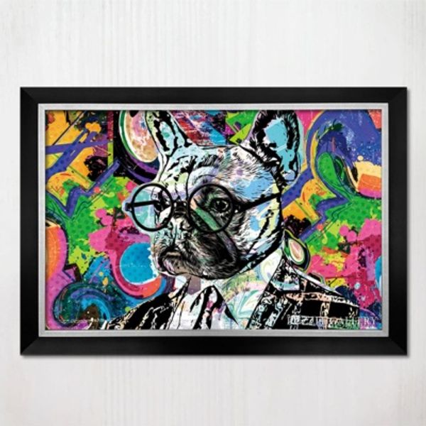 hplusmall 1000피스퍼즐 잉글리쉬 불독 + 모던블랙 (액자세트) - 핫트랙스